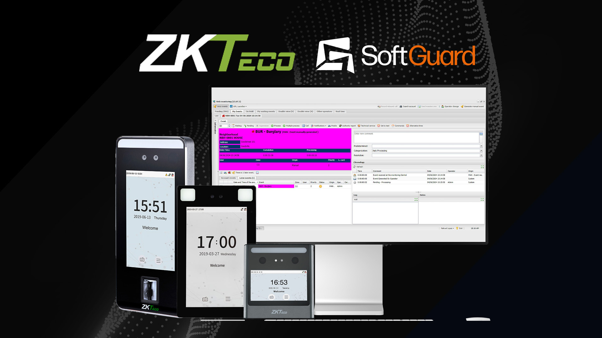 ZKTeco + SoftGuard: Biometric Access Control Integrated into Your ...